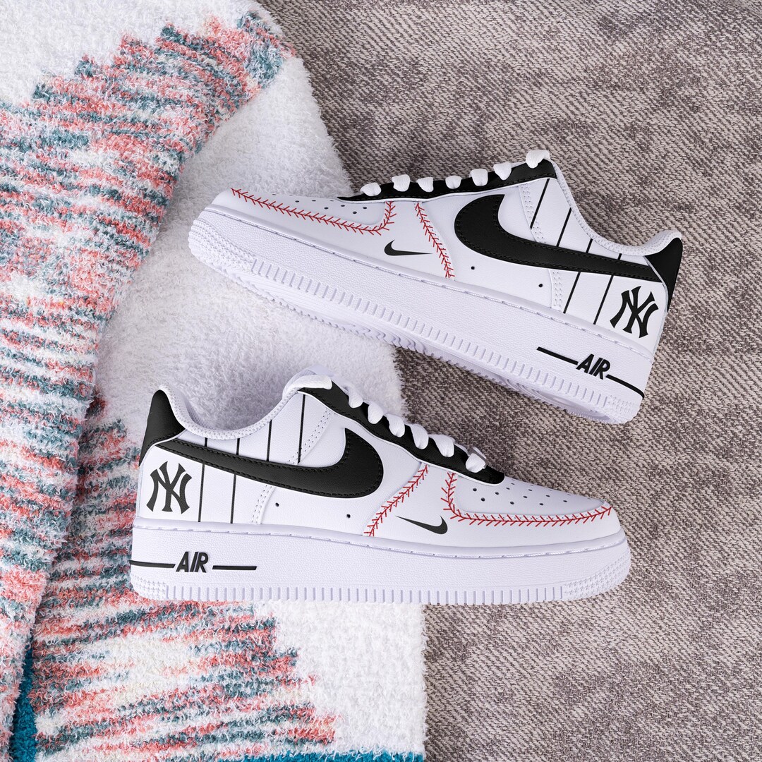Custom Hand-painted Baseball Team Air Force 1 Sneakers,personalized AF1 ...
