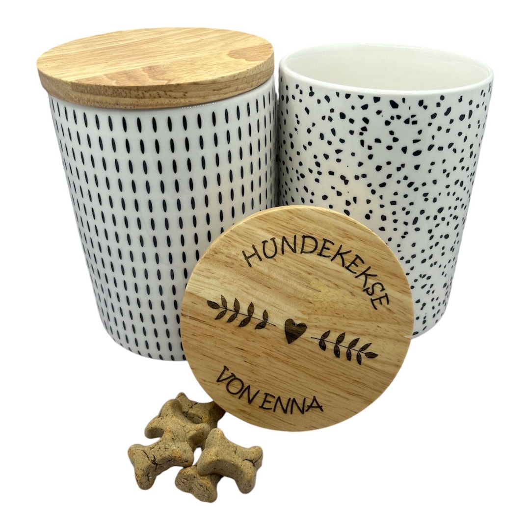 Personalized Storage Containers for Dog Treats / Dog Accessories ...