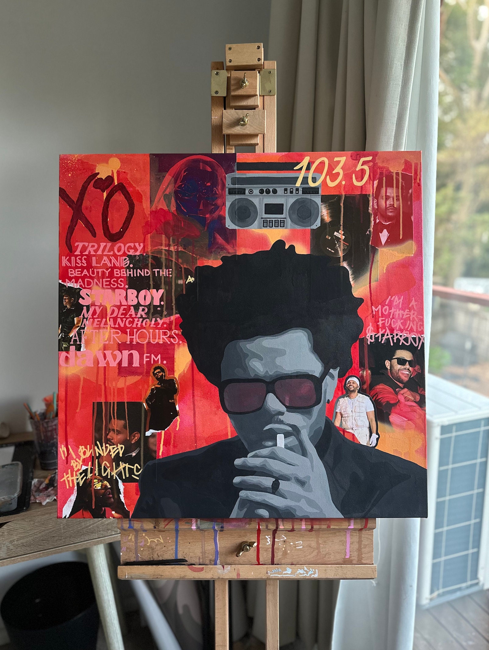 The Weeknd, Abel Tesfaye, Monochromatic, Album Cover Art, Pop Art ...