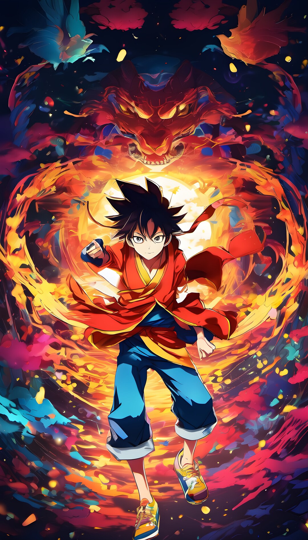 Japanese Anime Style PNG Picture: Vibrant Digital Art for Crafting ...