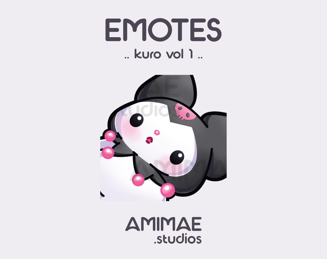 Kuro Dead Emote Twitch / Discord Cute Emotes / Single Emote / Discord ...