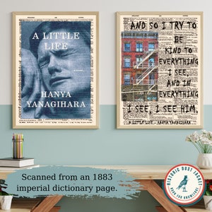 Druckbare 'A Little Life' Buch Cover Art, Vintage Buchcover, Poster ...