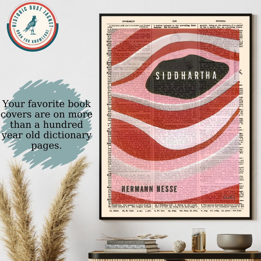 Printable 'siddhartha' Book Cover Art, Vintage Book Cover, Hermann ...