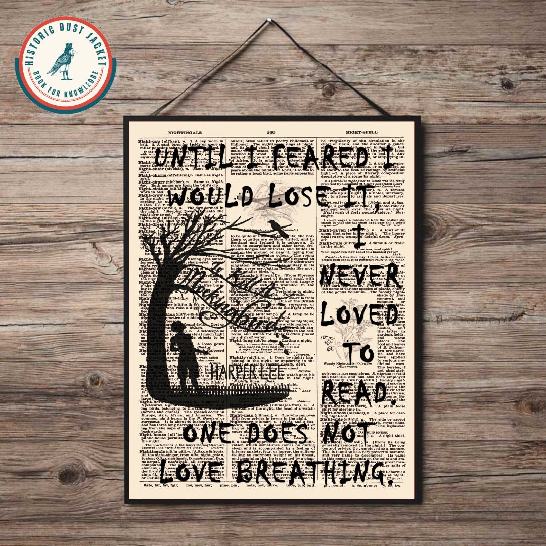 Printable 'to Kill A Mockingbird' Book Cover Art, Vintage Book Cover ...