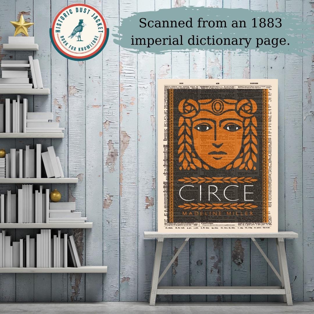 Printable 'circe' Book Cover Art, Greek Mythology, Historical Fiction ...