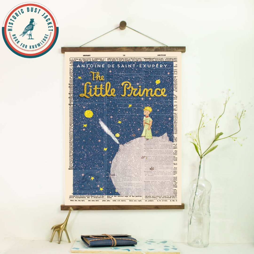 Printable 'the Little Prince' Book Cover Art, Vintage Book Cover ...