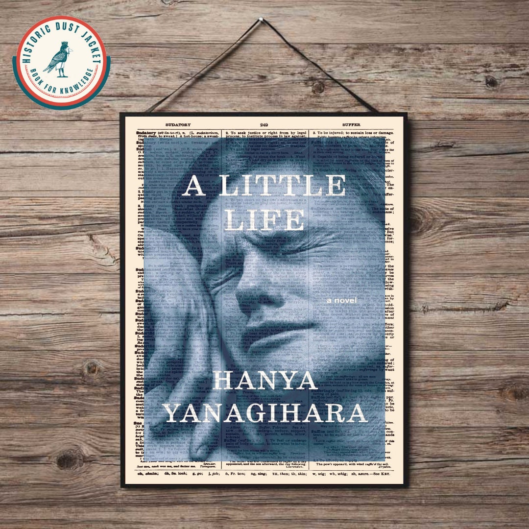Printable 'A Little Life' Book Cover Art, Vintage Book Cover, Poster ...