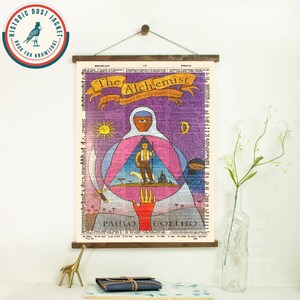 Printable 'the Alchemist' Book Cover Art, Vintage Book Cover, Paula ...