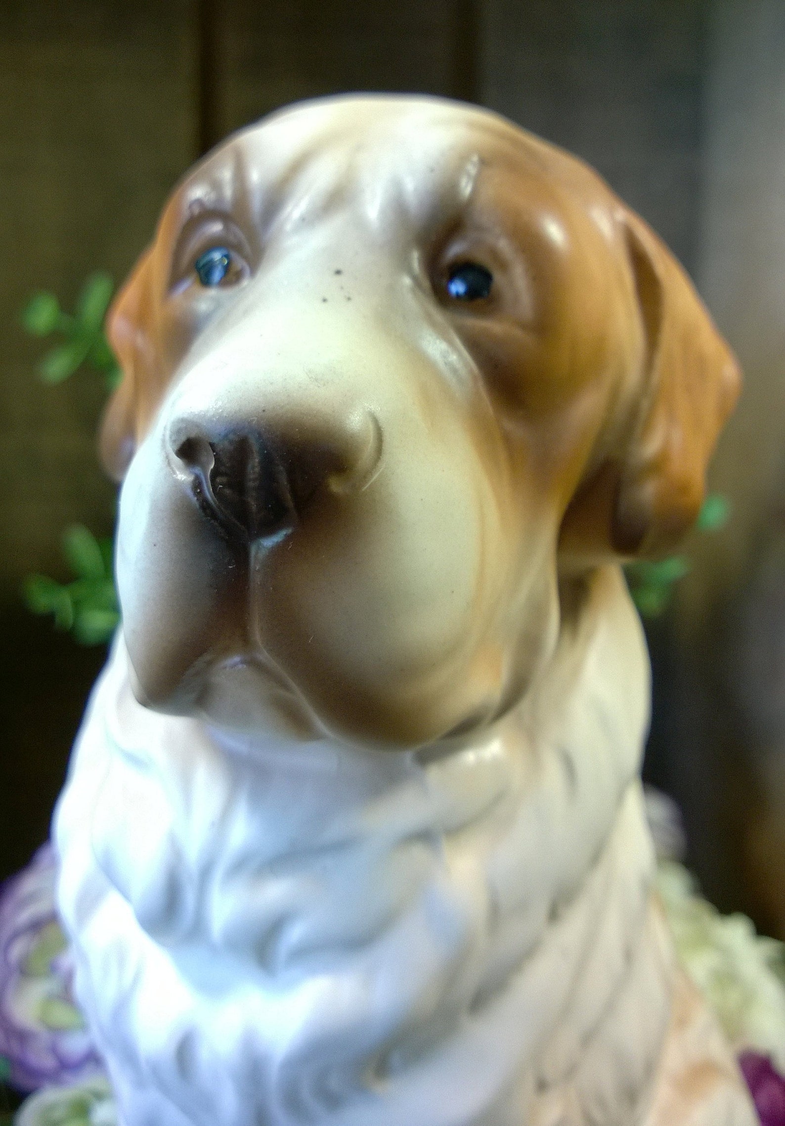 Vintage Large Saint Bernard Figurine - Etsy