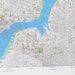 Manhattan Topographic Map Print: Shaded Relief, New York Cityscape ...