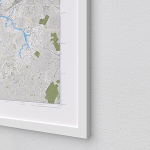 Manhattan Topographic Map Print: Shaded Relief, New York Cityscape ...