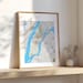 Manhattan Topographic Map Print: Shaded Relief, New York Cityscape ...