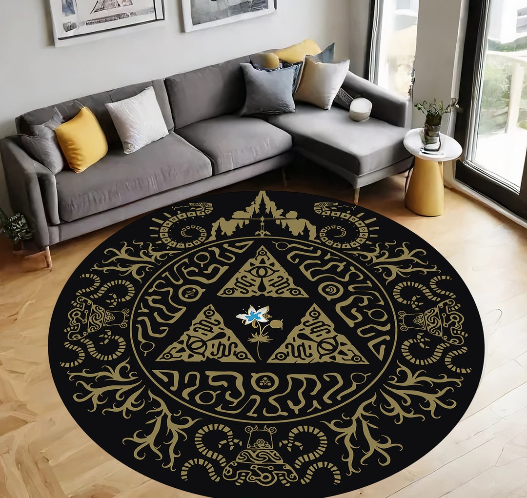 The Legend of Zelda Rug: Game Room Decor, Silent Princess Breath Design ...