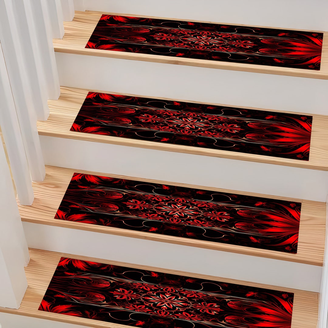 Stair Rug, Stair Carpet, Stair Runner, Stair Mat, Modern Step Rug ...