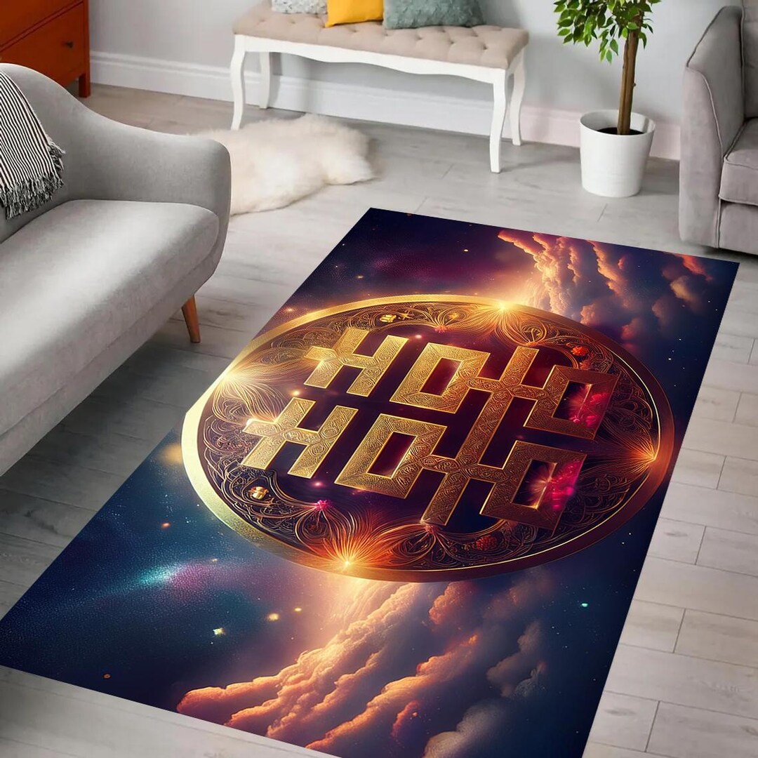 Double Happiness Rug, Chinese Symbol, Joy Rug, Luxurious Oriental ...