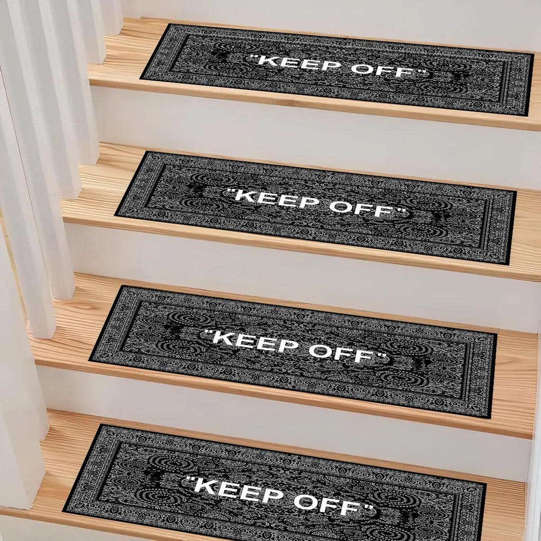 Stair Rug, Stair Carpet, Stair Runner, Stair Mat, Modern Step Rug ...