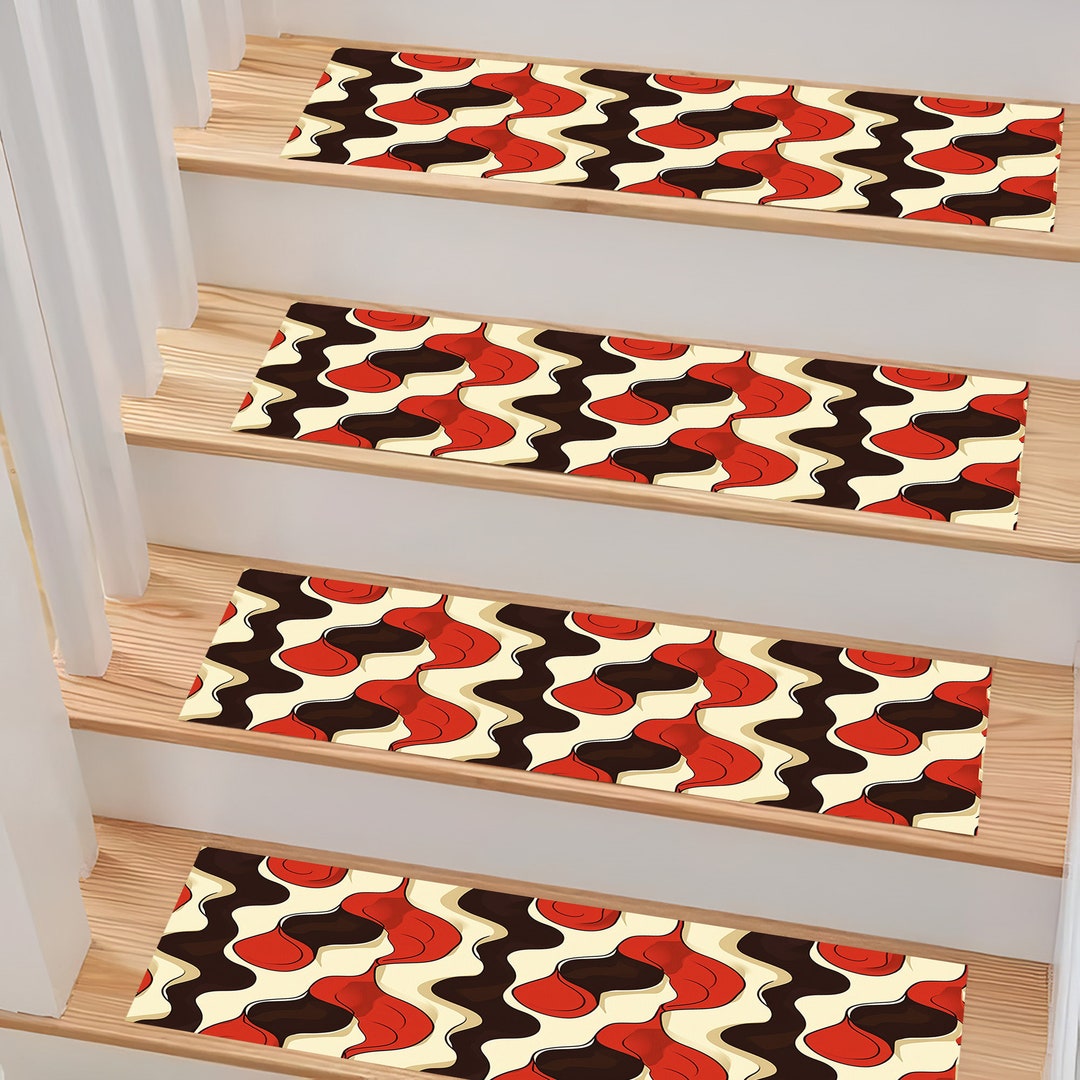 Stair Rug, Stair Carpet, Stair Runner, Stair Mat, Modern Step Rug ...