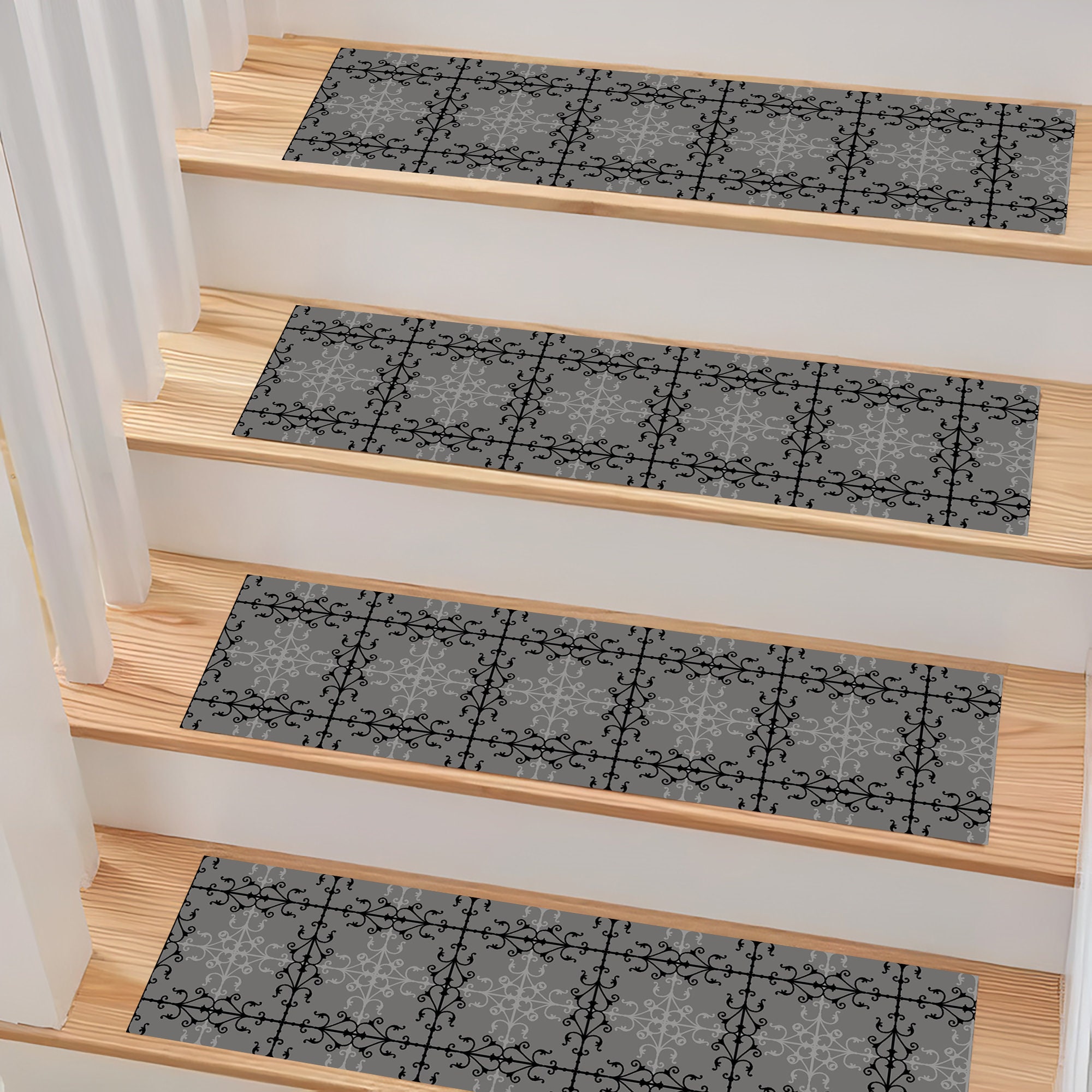 Stair Rug, Stair Carpet, Stair Runner, Stair Mat, Modern Step Rug ...