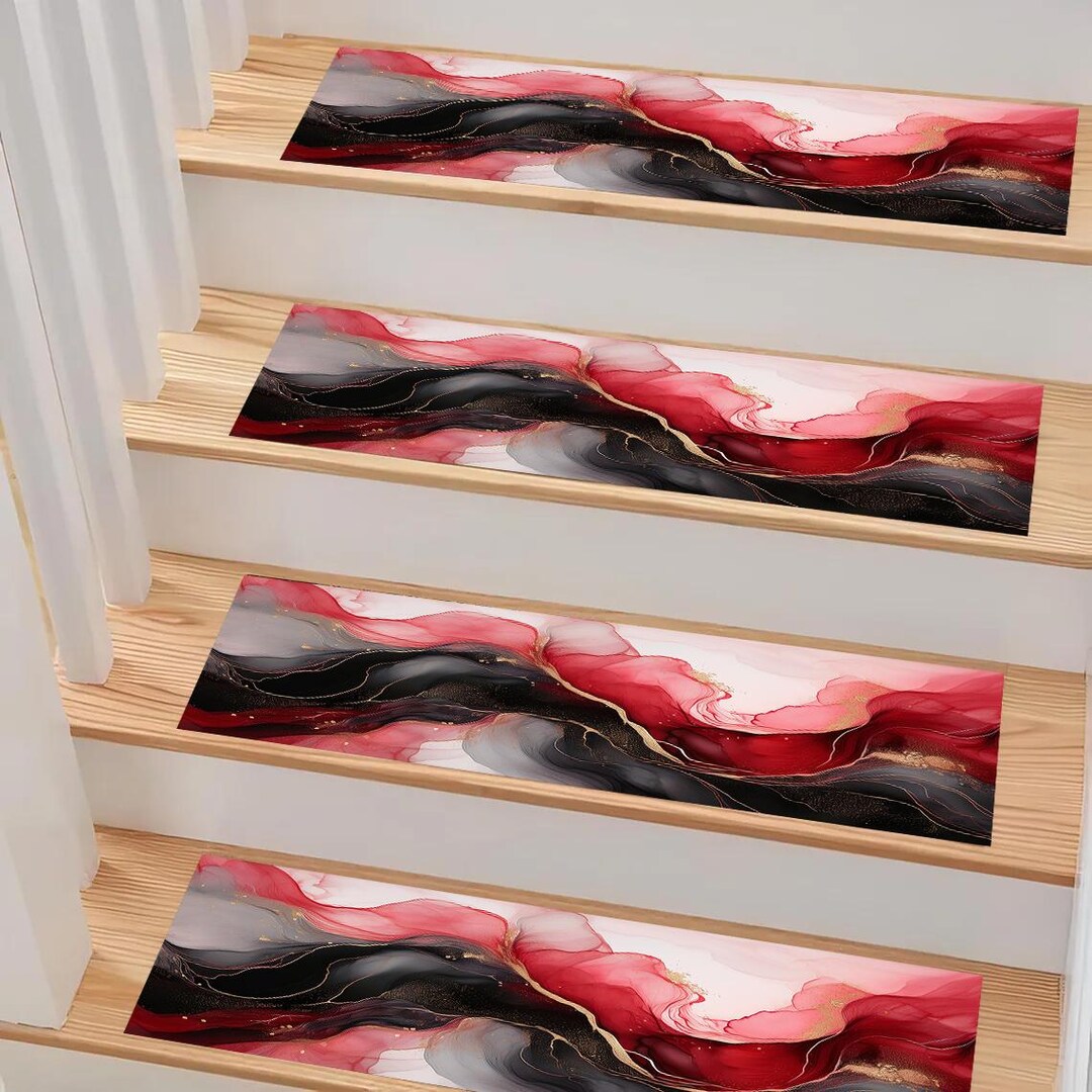 Stair Rug, Stair Carpet, Stair Runner, Stair Mat, Modern Step Rug ...