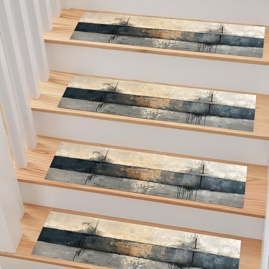 Stair Rug, Stair Carpet, Stair Runner, Stair Mat, Modern Step Rug ...