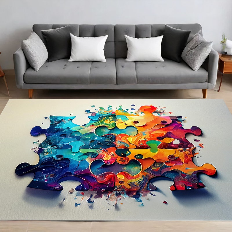 Puzzle Piece Carpet Rug - Etsy
