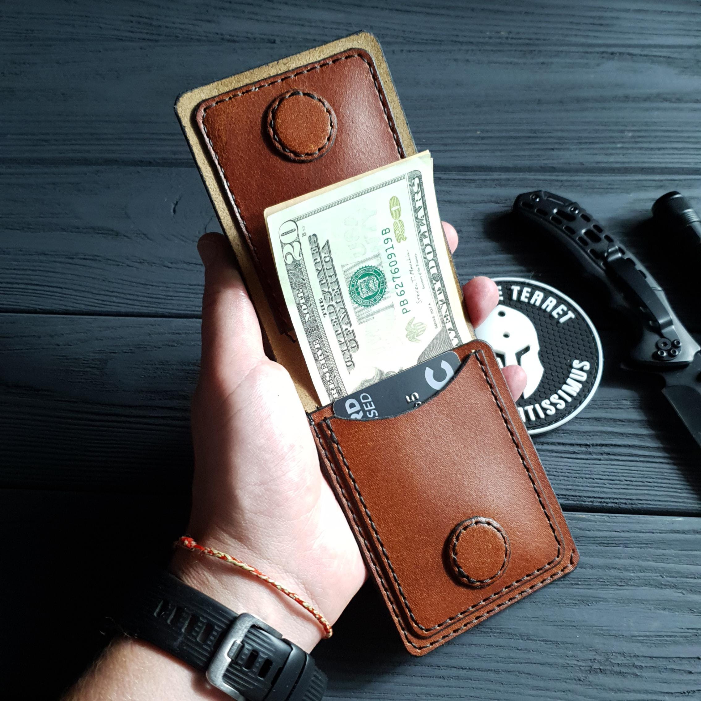 Leather EDC Wallet Pattern PDF Bill Wallet Pattern Bifold Wallet ...