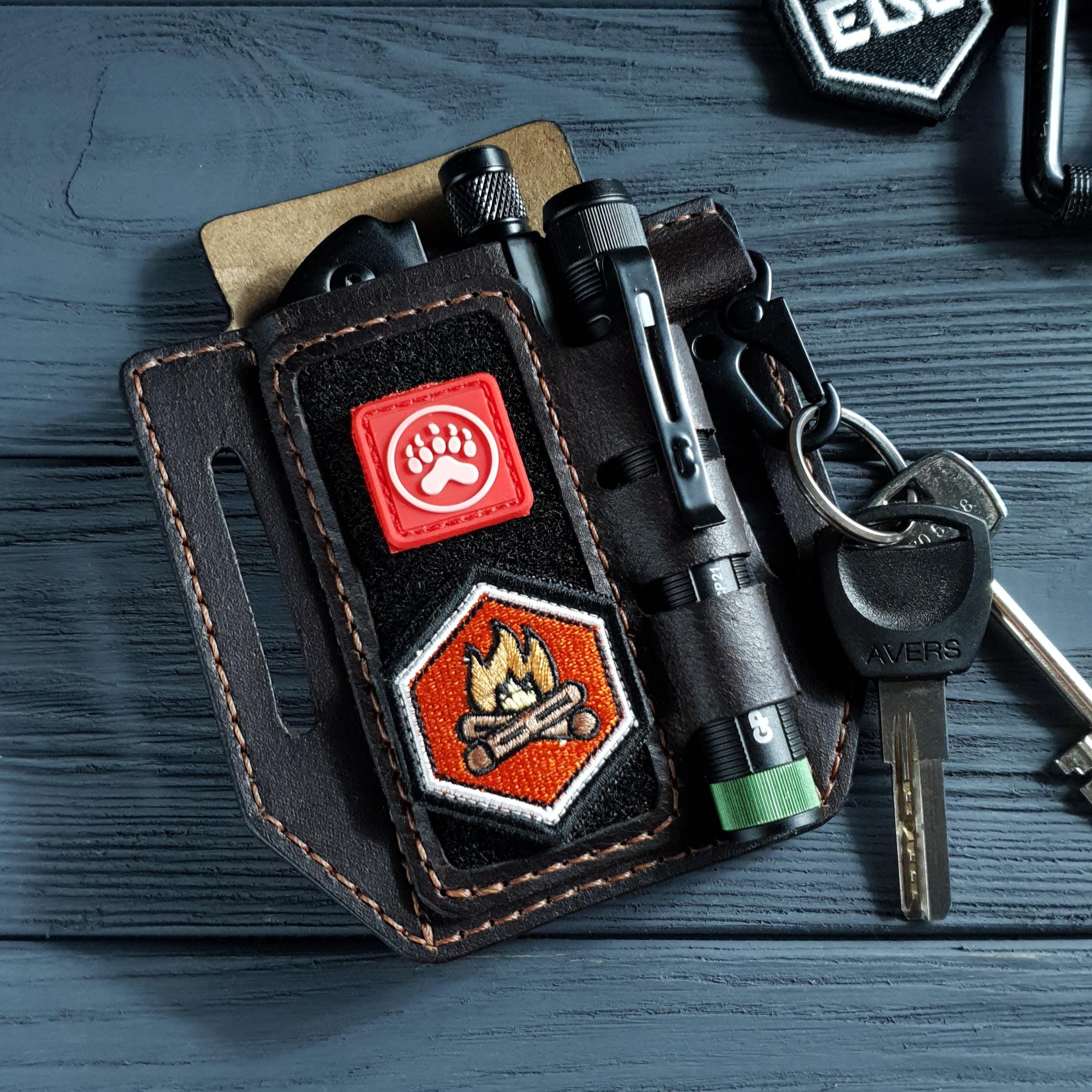 Leather Knife Holster Pattern PDF | Multitool, Flashlight Holster ...