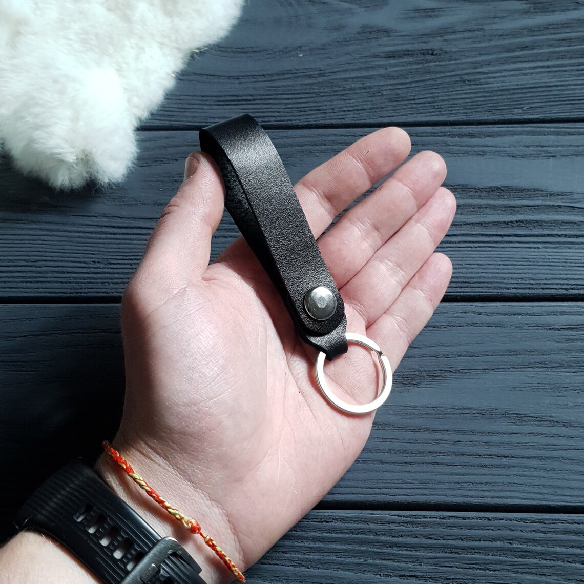 Leather Keychain Pattern PDF Leather Keyring Pattern Leather Key Fob ...