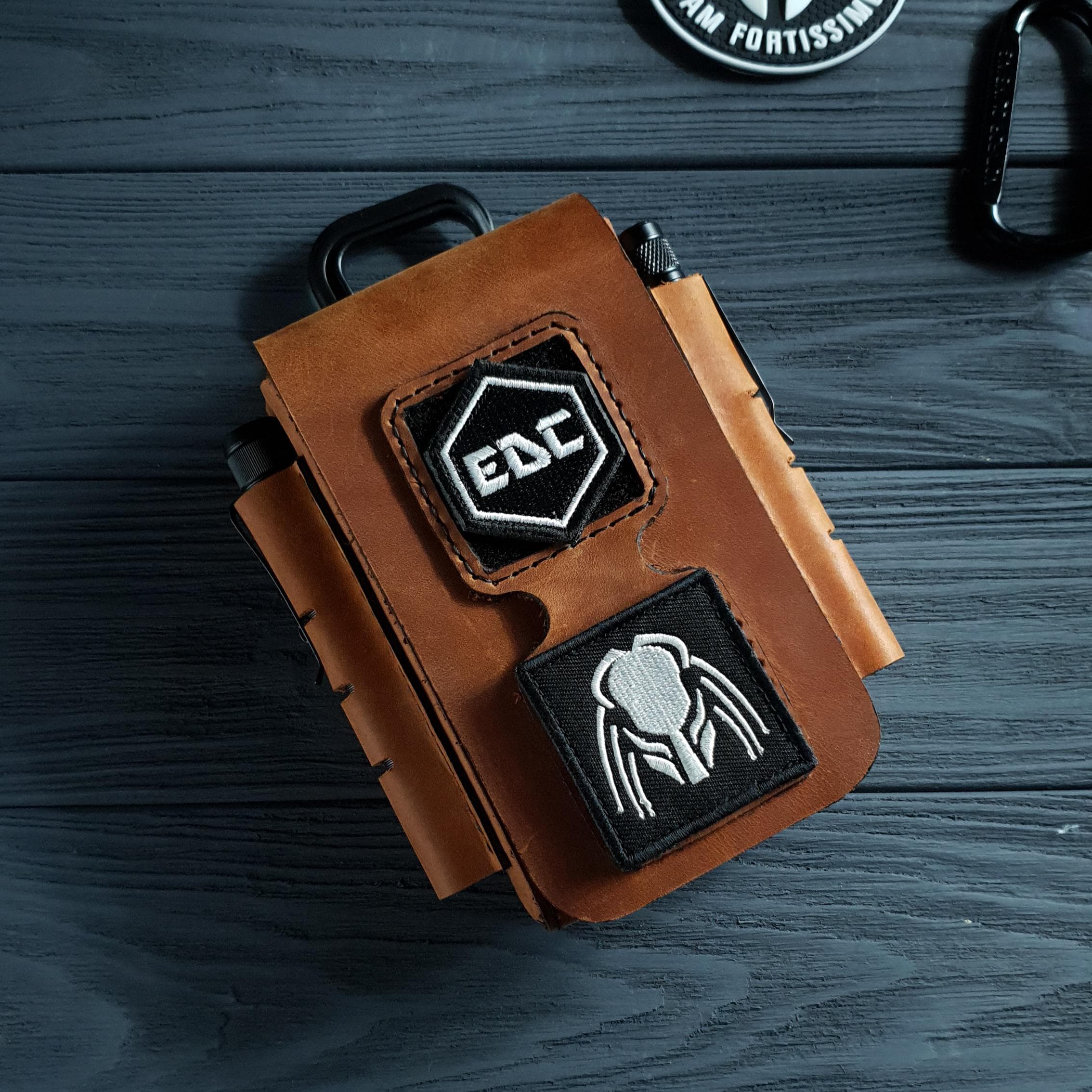 Leather Belt Pouch Pattern PDF | EDC Bag Pattern | Leather EDC Pouch ...