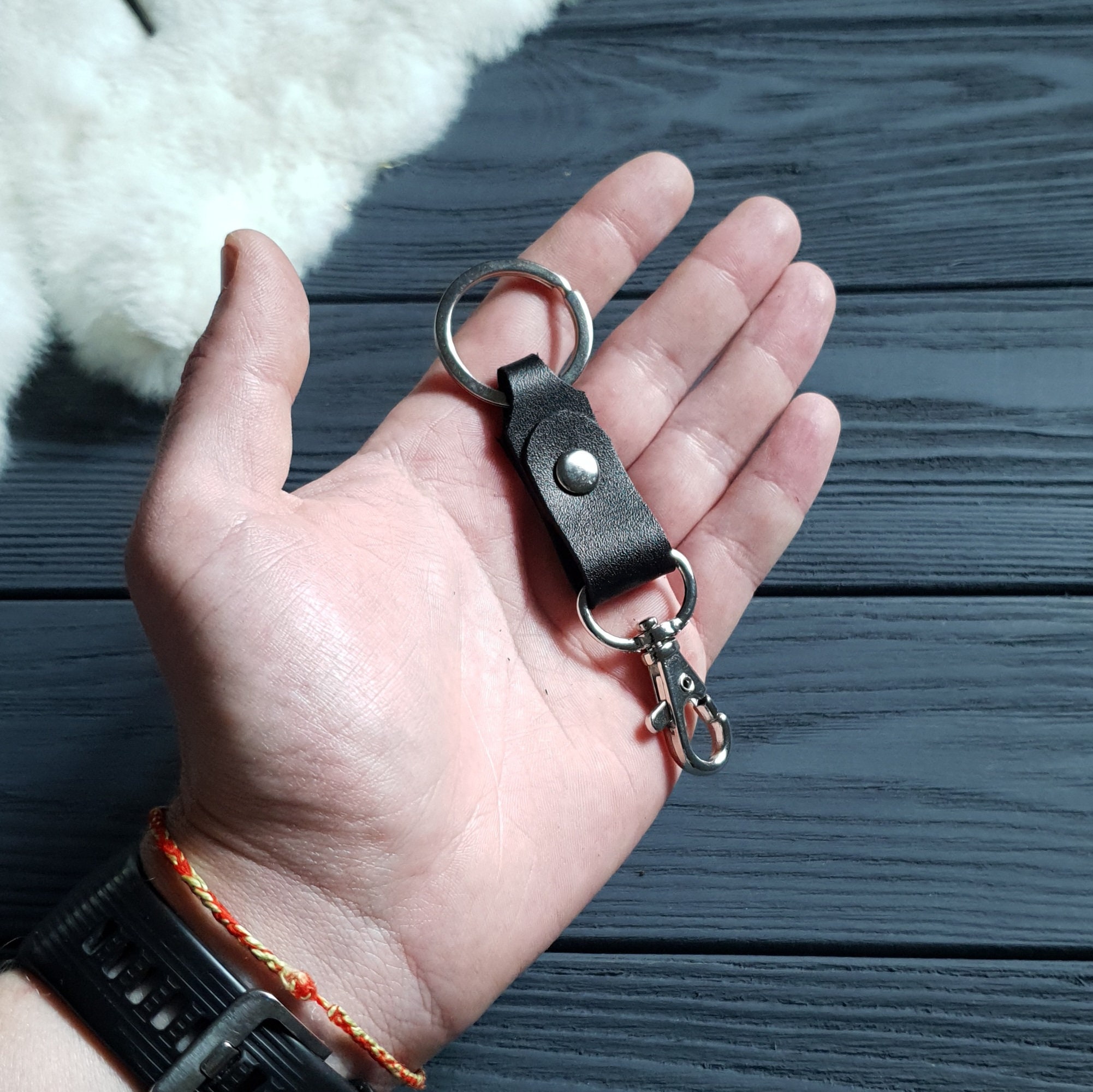 Leather Keyring Pattern PDF Leather Keychain Pattern Key Fob Pattern ...