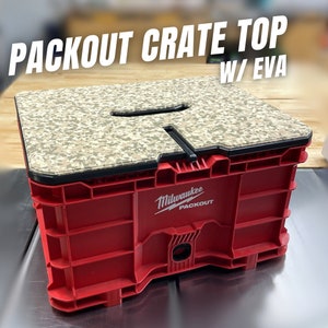 Milwaukee Packout Crate Top/cover With EVA Foam HDPE - Etsy