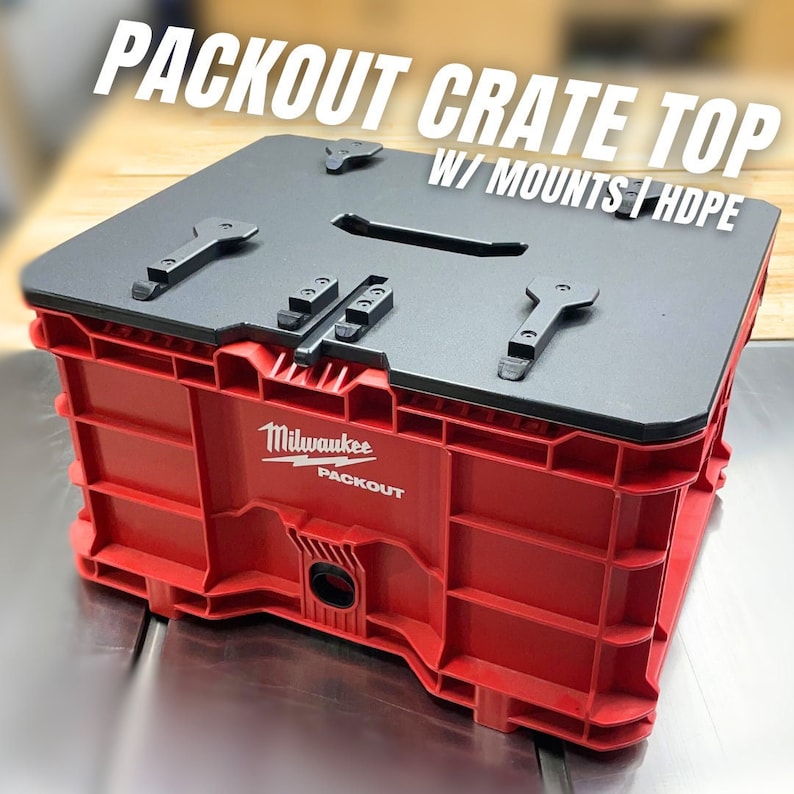 Milwaukee Packout Crate Top/cover With Top Mounts HDPE - Etsy