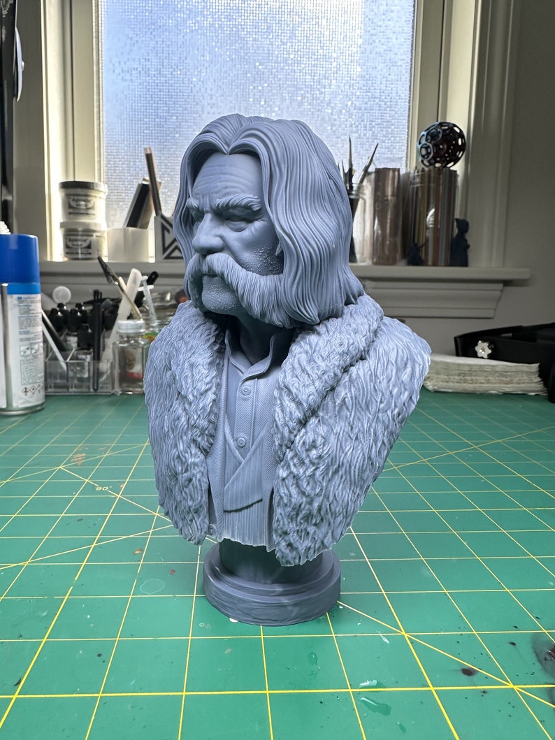 John Ruth Bust pre Supported and Unsupported, John Ruth Stl File for 3D ...