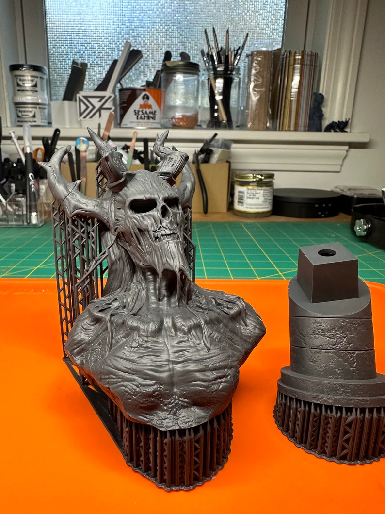 Wendigo Bust pre Supported and Unsupported, Stl File for 3D Printing ...