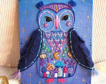 Original Hand Stitched Textile Art - Etsy