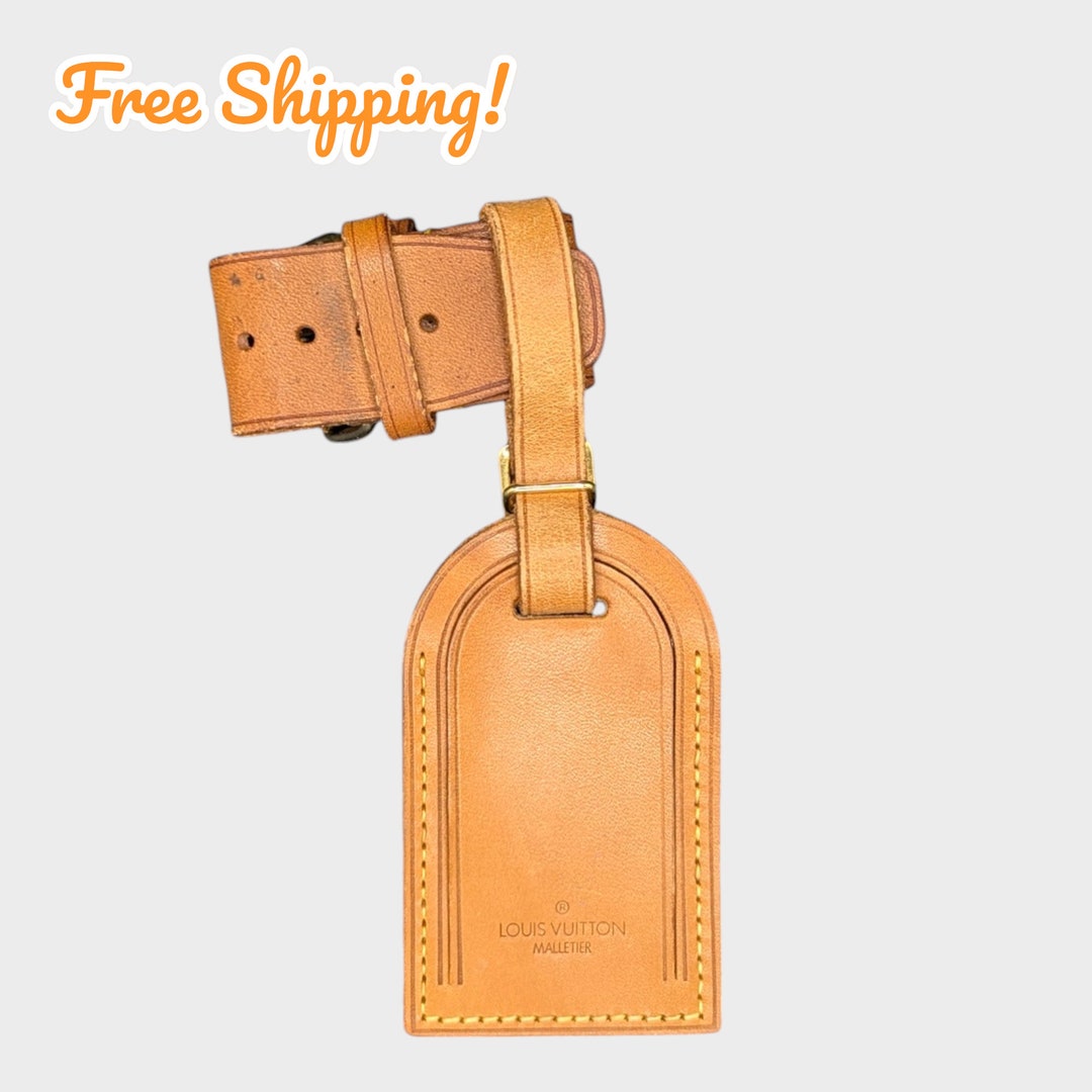Louis Vuitton Name Tag & Loop Buckle Poignet Authentic LV Travel ...