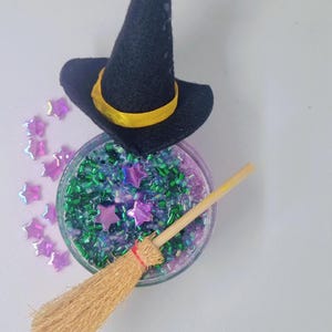 WICKED BAD WITCH Bingsu Slime, Bottle Green and Purple Sour Apple ...