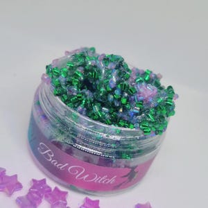 WICKED BAD WITCH Bingsu Slime, Bottle Green and Purple Sour Apple ...