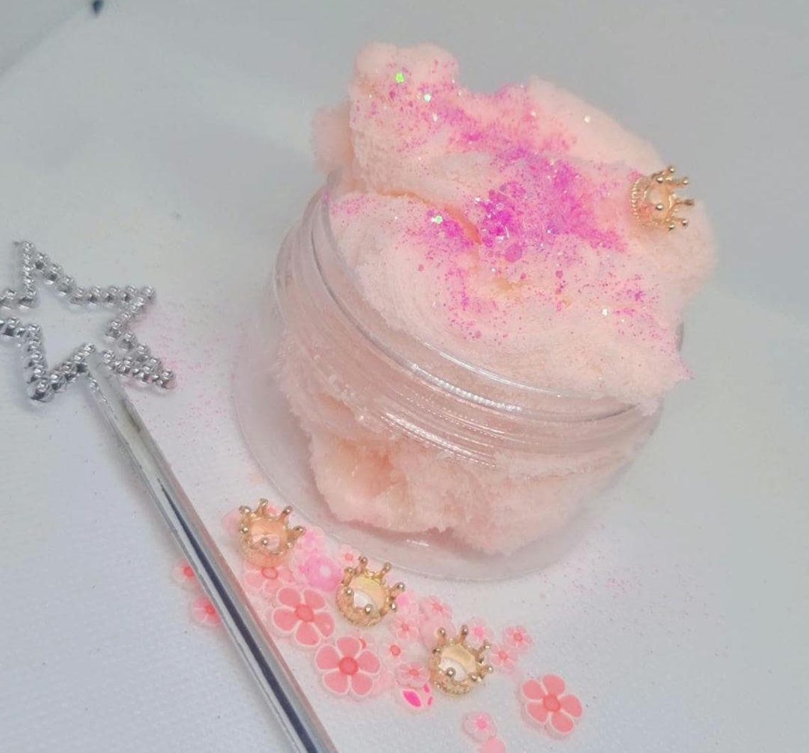 GOOD WITCH (WICKED) Cloud Slime, Pink, Peach Scented,fluffy Textured ...