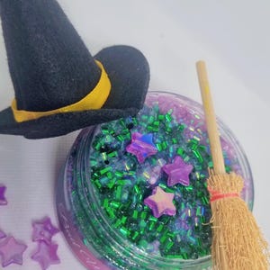 WICKED BAD WITCH Bingsu Slime, Bottle Green and Purple Sour Apple ...