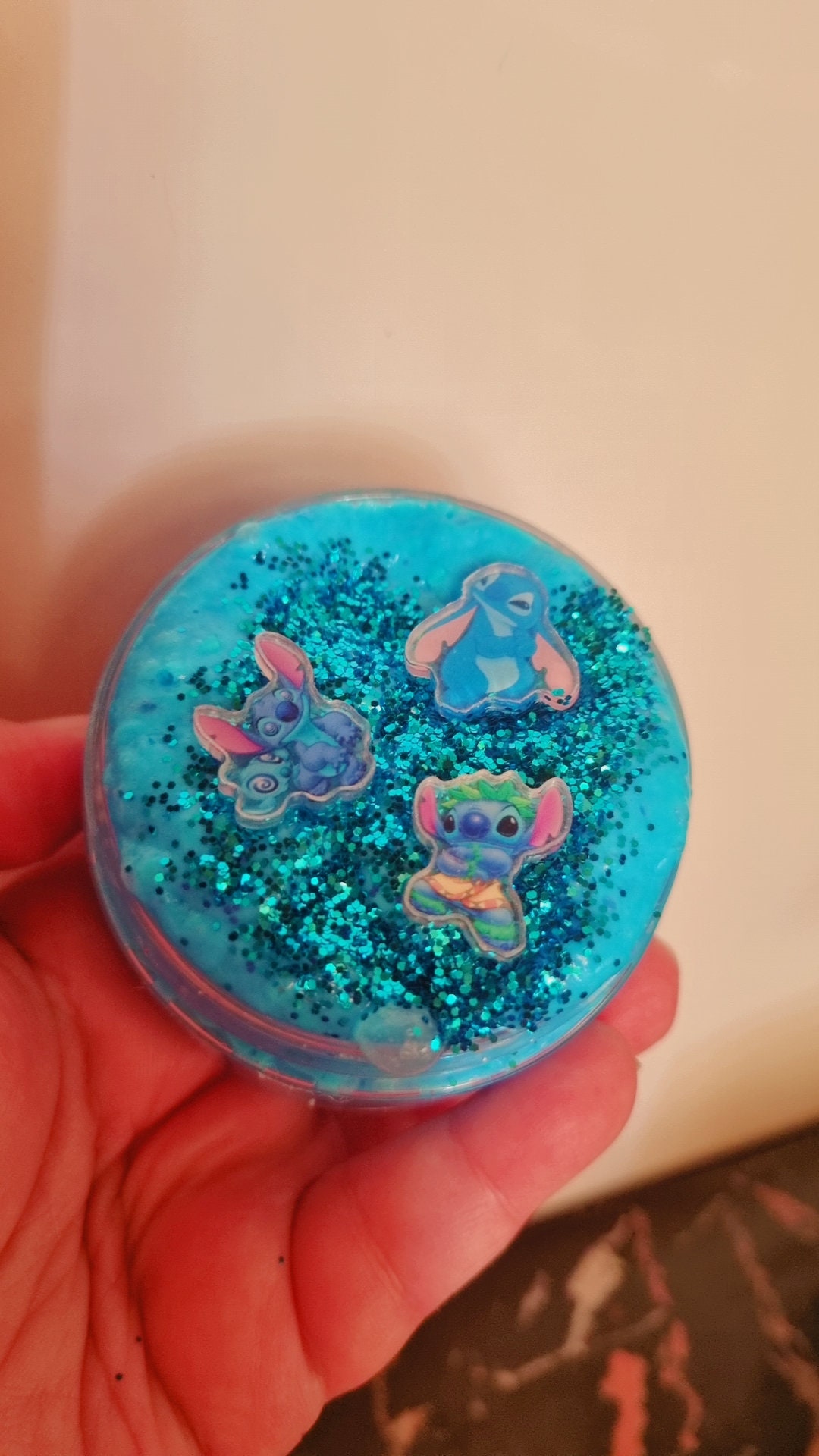 5 0z of Stitchy Crunchy Slime , Coconut Scented, Bingsu Fluffy Crunch ...