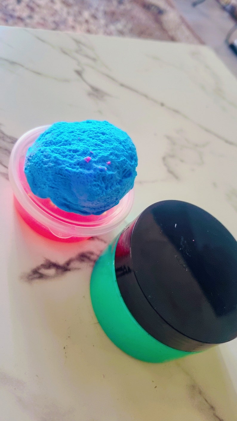 Yummy Gummy Ice Cream...this is a Diybubble Gum. Scented Fluffy Slime ...
