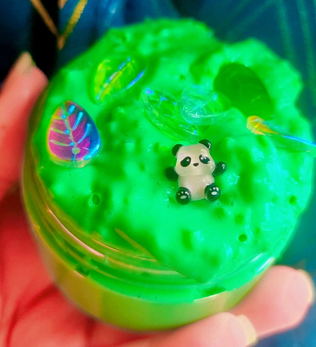 Fantastic Bingsu Panda Slime. This Slime is Orange Scented, a Great ...