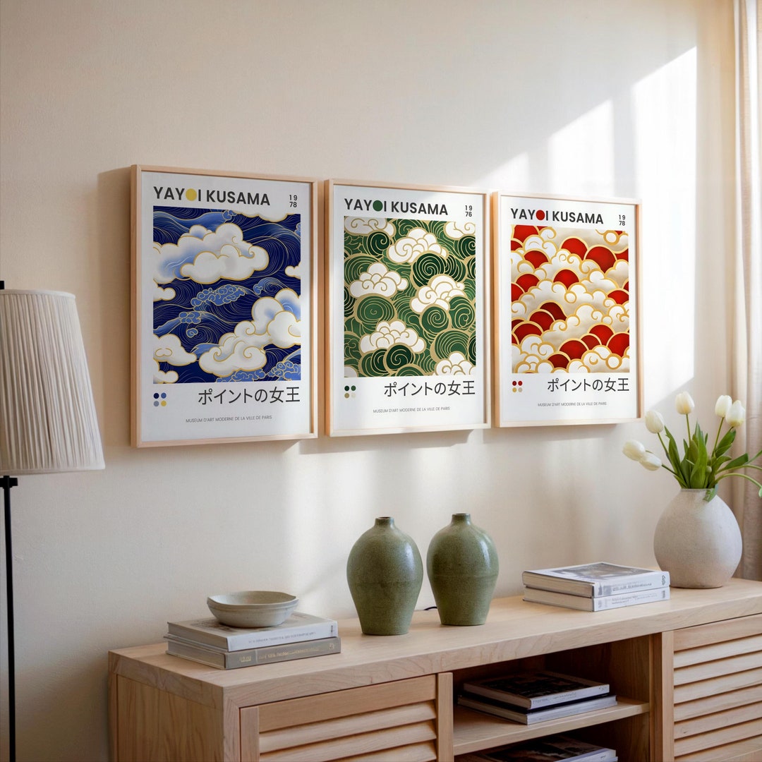 Yayoi Kusama Bundle, Yayoi Kusama Poster Set, INSPIRED Kusama Yayoi ...