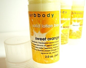 Satsuma Orange Solid Lotion Bar in a Travel Gift for Teacher - Etsy