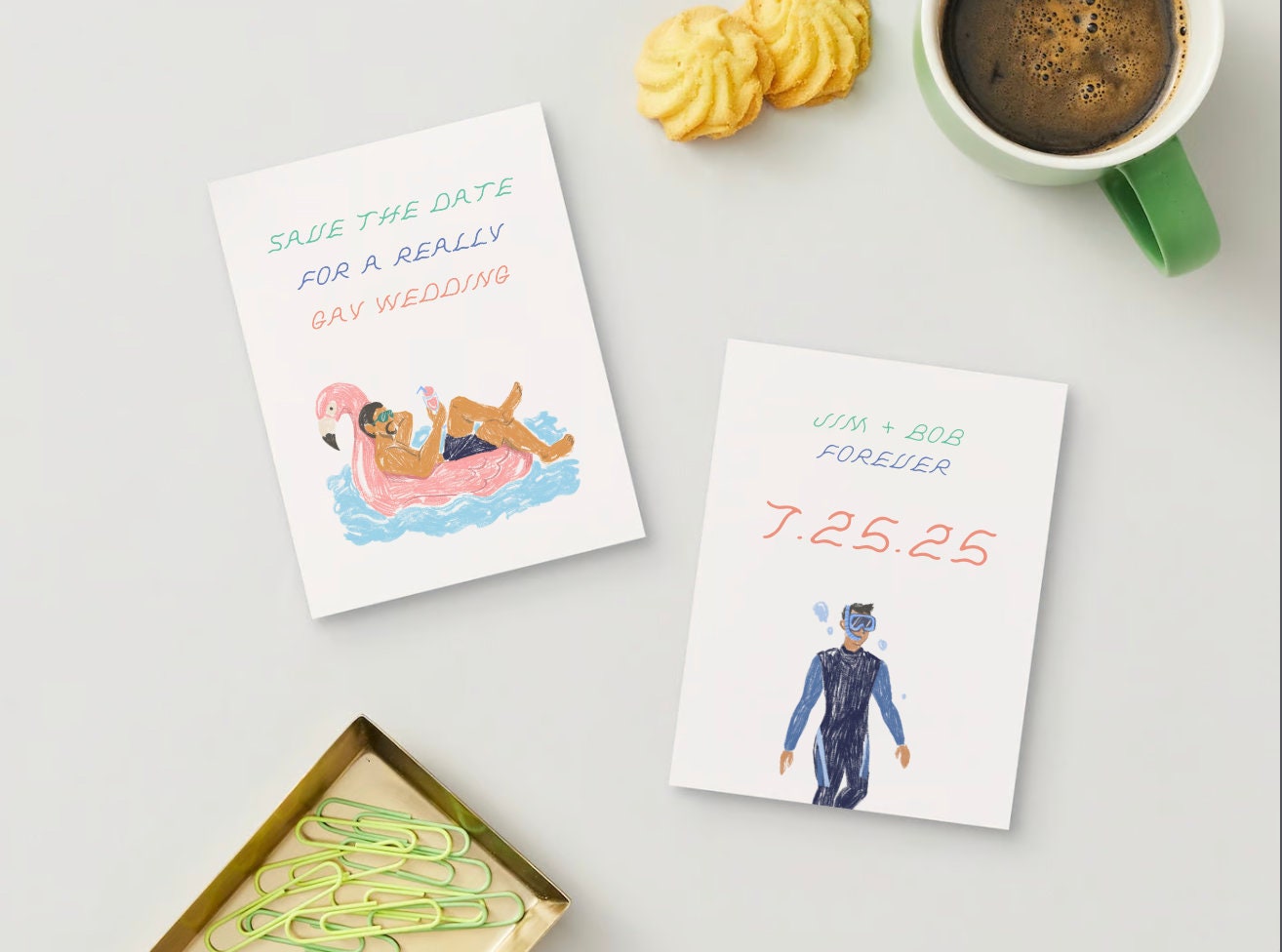 Save the Date: Gay Wedding - Etsy