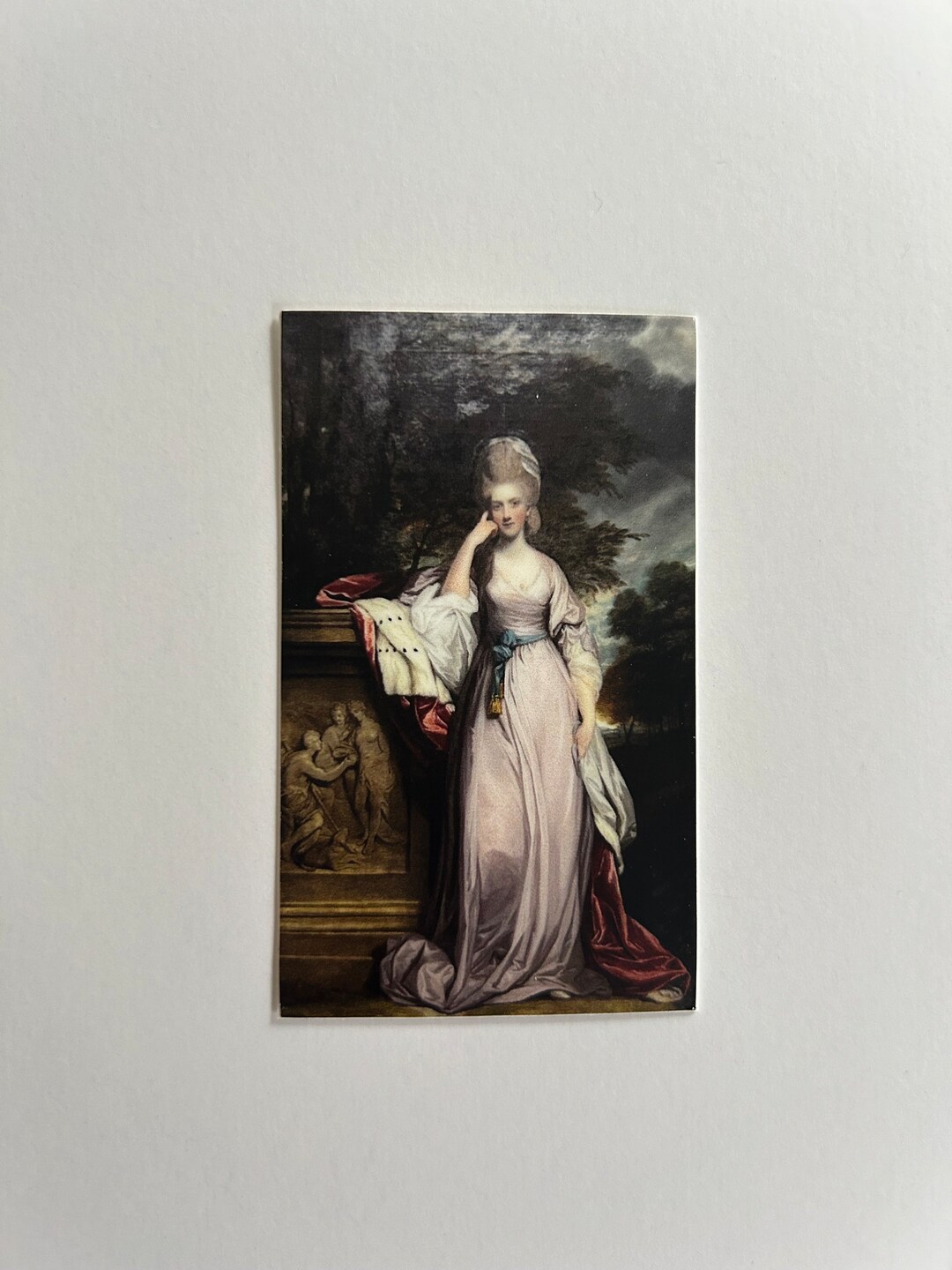 Fine Art Stickers - Rococo Fashion - Fashion Stickers - Woman in Gown ...