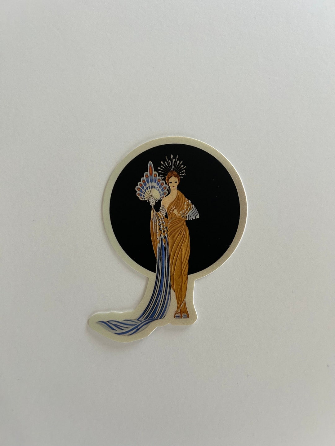 Art Nouveau Fashion Sticker - Art Deco Stickers - Laptop Decal - Water ...
