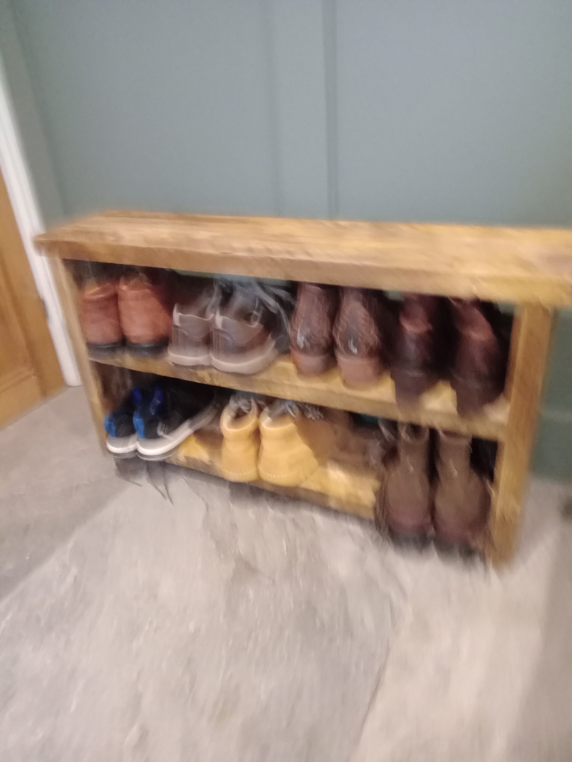 Reclaimed Scaffold Board Shoe Rack-stand. - Etsy