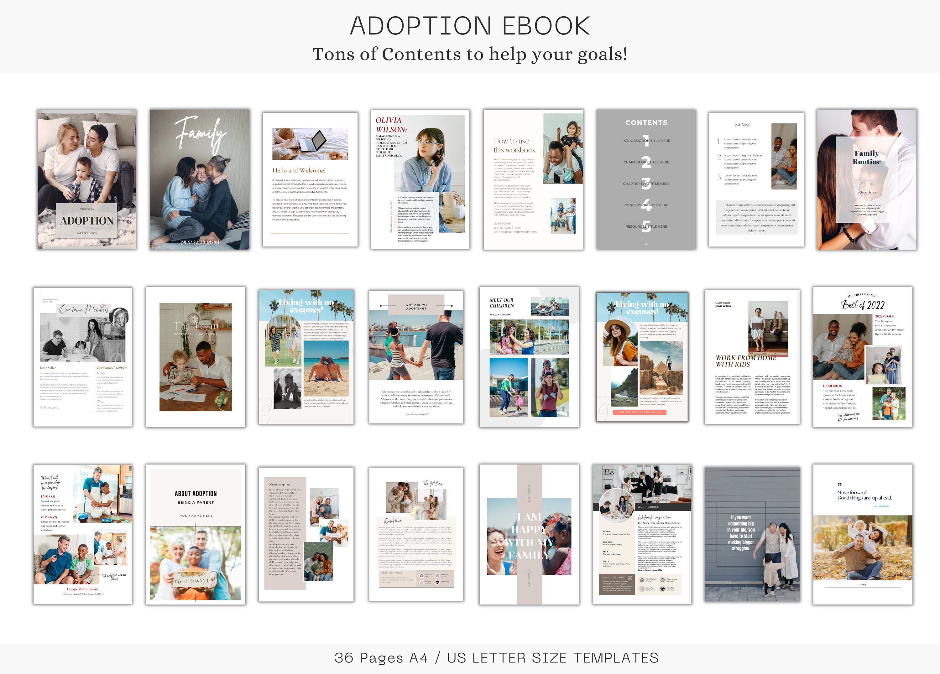 Modern Adoption Profile Template on Canva, Digital Adoption Profile ...